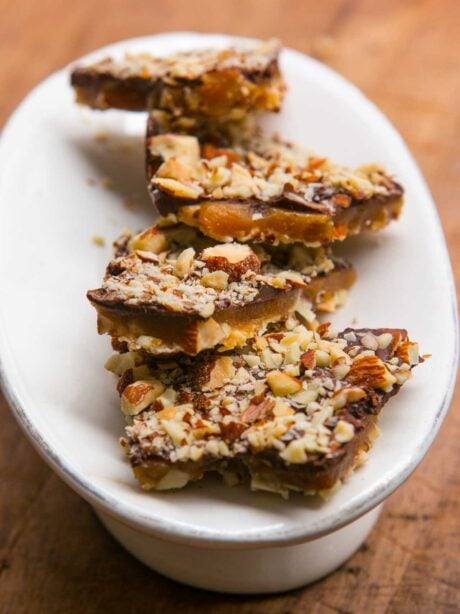 Chocolate-Covered Caramelized Matzoh Crunch