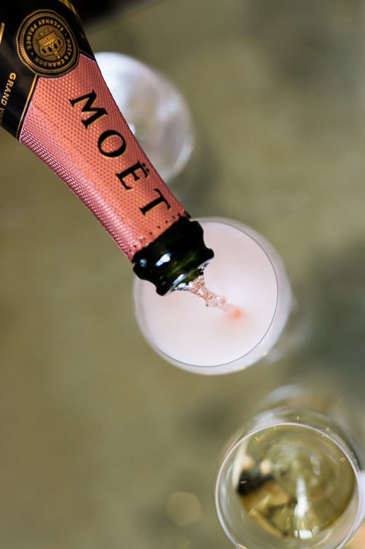 Moet Champagne Bottle Pop