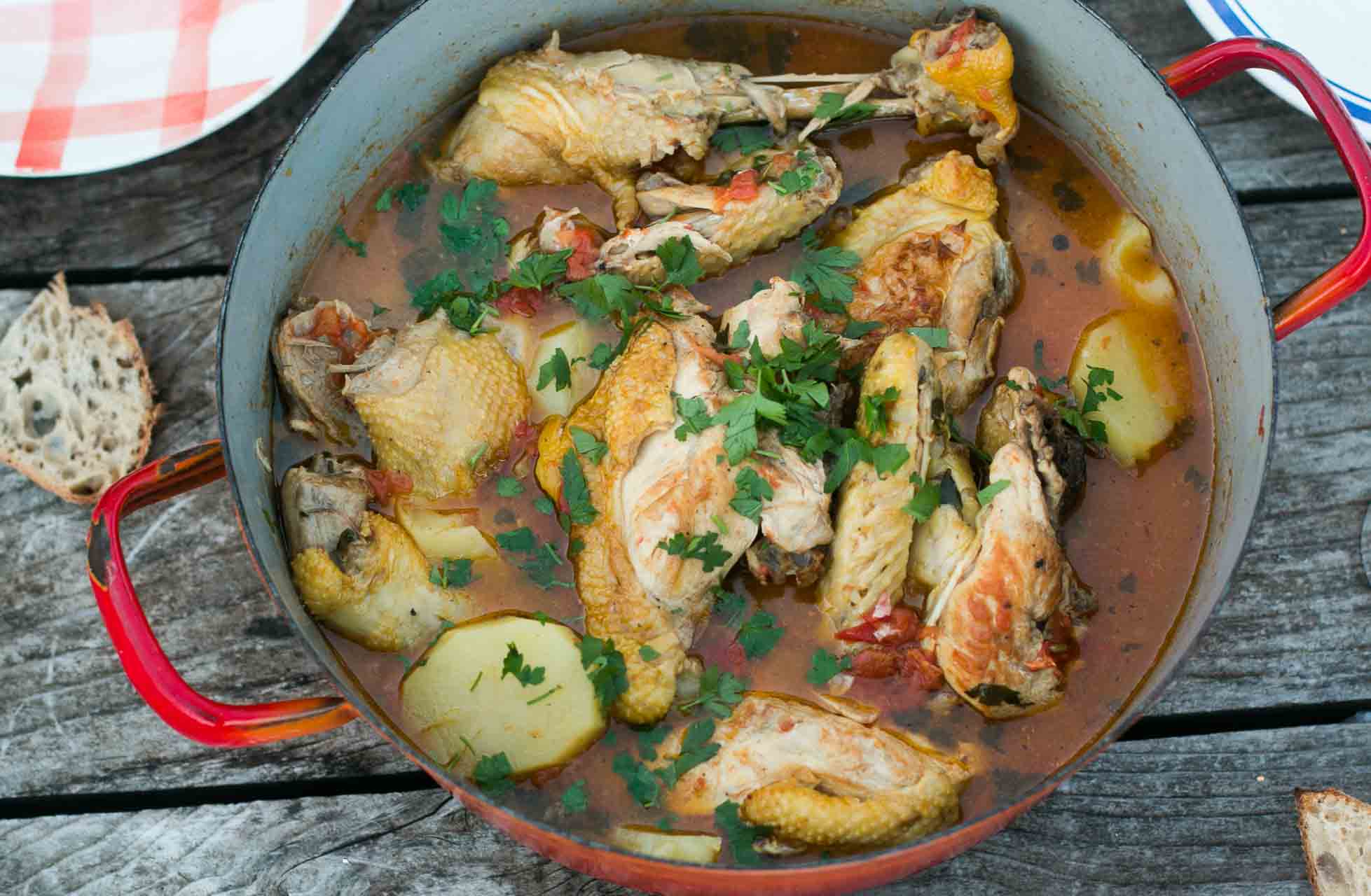 Provencal Chicken with Pastis recipe
