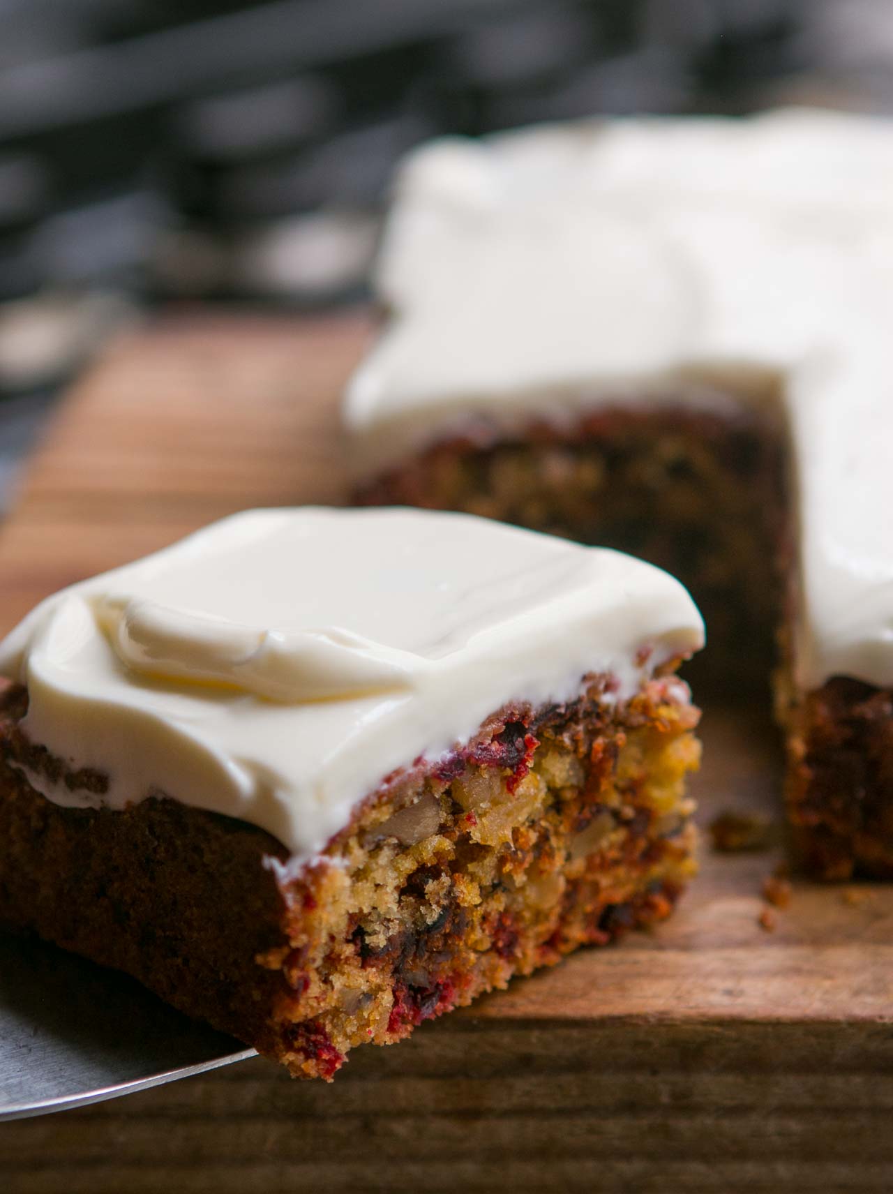 Beet and Ginger Cake with Cream Cheese Frosting