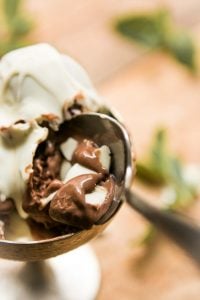 Mint-White Chocolate Ice Cream Shell Coating