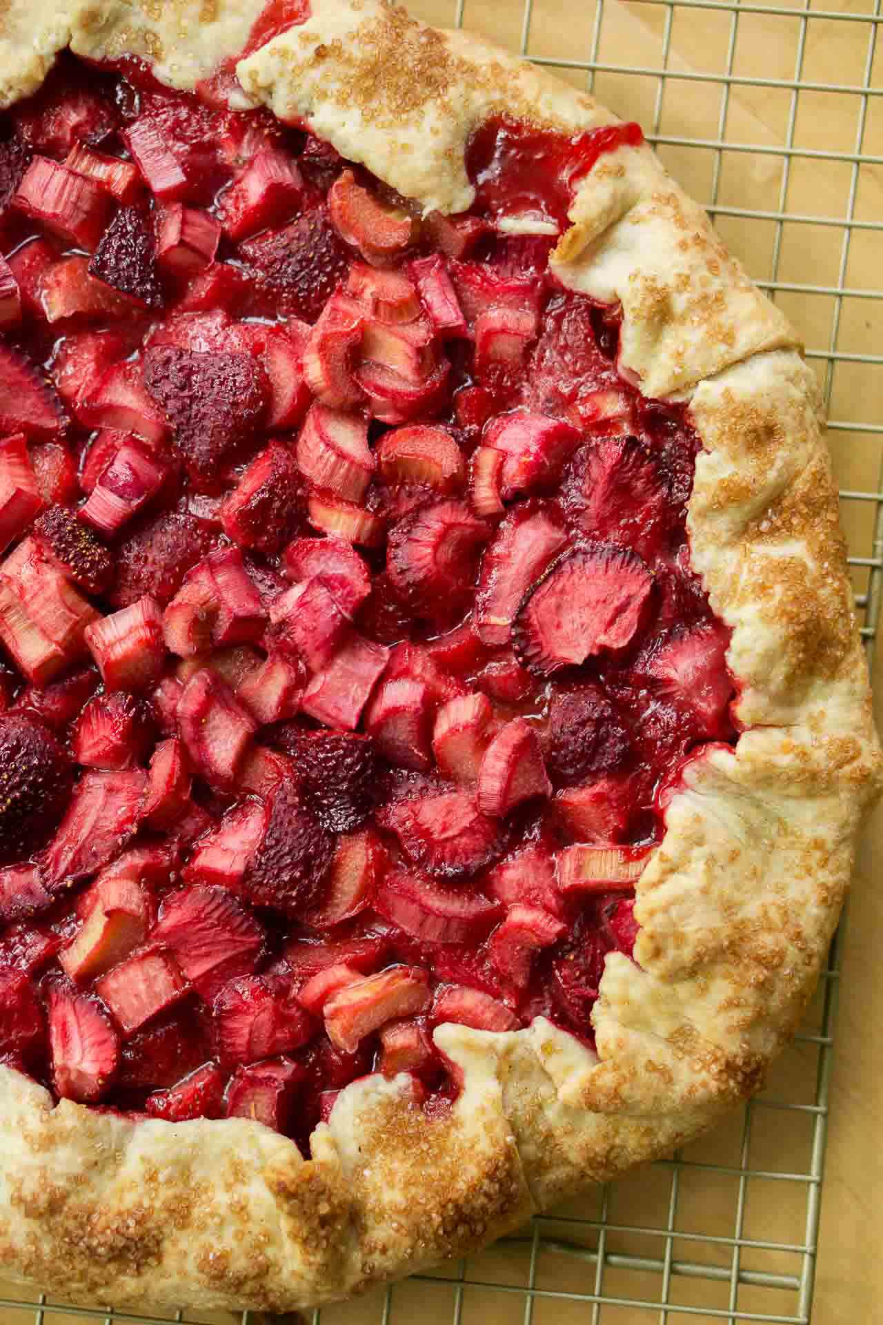 Strawberry Rhubarb Tart - Recipesedge