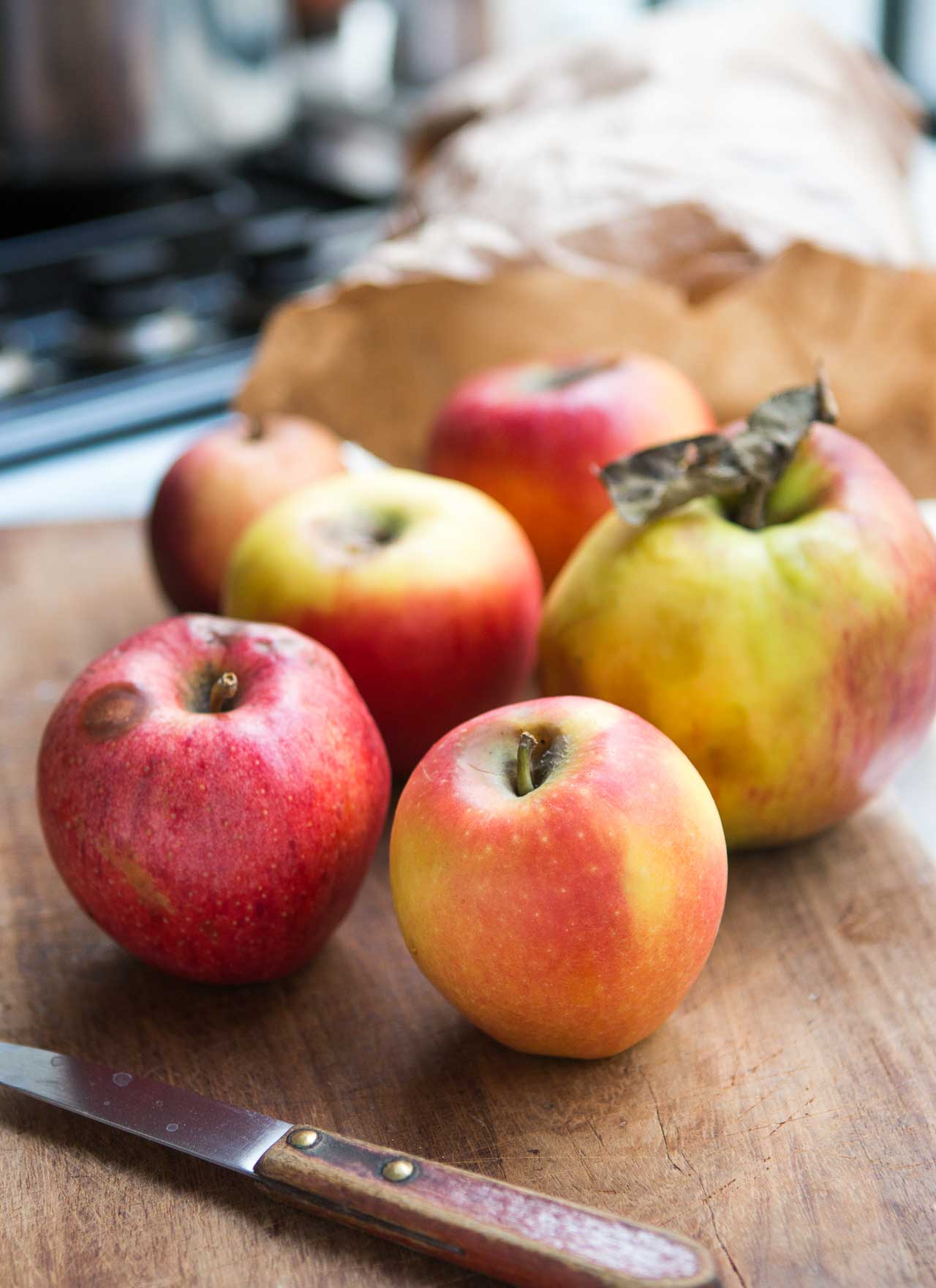 Apple Crunch Tart - David Lebovitz