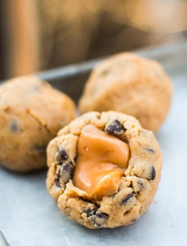 Caramel-Stuffed Chocolate Chip Cookies - David Lebovitz